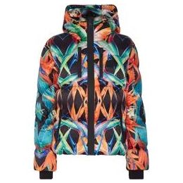 Blouson Plein Sport "Flowers", Damen, Gr. S, schwarz (0221, schwarz, multicolorot), Obermaterial: 100% Polyester. Futter: 100% Polyester. F&uuml;llung: 100% Polyester, Jacken Blouson