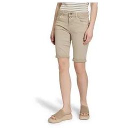 Shorts Cartoon "Damen mit Stickerei", Damen, Gr. 44, Normalgr&ouml;&szlig;en, elm, Obermaterial: 91% Baumwolle, 6% Elastomultiester, 3% Elasthan, figurbetont kurz, Hosen Shorts, Stickerei