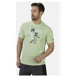 T-Shirt Stooker Men "Jersey T-Shirt Frontprint", Herren, Gr. XL, gr&uuml;n (gr&uuml;n patina), Single Jersey, 60% Baumwolle, 40% Polyester, regular fit, Rundhals, Shirts T-Shirt, Regular Fit Casual Single Jersey f&uuml;r Herren
