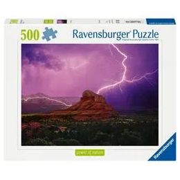 Puzzle Ravensburger "power of nature, Pinke Gewitterstimmung", bunt, Puzzles, KinderB:49cm H:36cm, Pappe, Made in Germany, B:49cm H:36cm