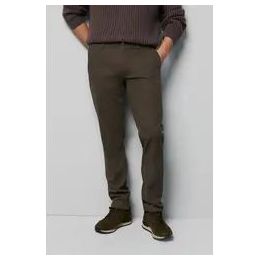 Chinos MEYER "M5 Chino", Damen, Gr. 34, L&auml;nge 32, grau (stein), 98% Baumwolle, 2% Elasthan, unifarben, regular fit lang, Hosen, M5 Chino im unifarbenem Design