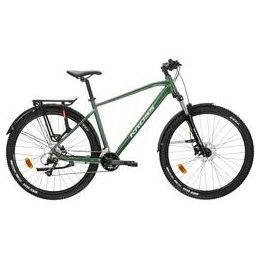 Mountainbike KROSS "KROSS MTB Hardtail Hexagon 4.0 27,5" gr&uuml;n" Gr. 43, gr&uuml;n (gr&uuml;n, schwarz), Fahrr&auml;der, Herren, 43cm, 27,5 Zoll (69,85cm) hinten: 27,5 Zoll (69,85cm)
