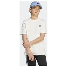 T-Shirt Adidas ORIGINALS "TEE", Jungen, Gr. 158, wei&szlig; (cloud wei&szlig;), Obermaterial: 100% Baumwolle, Rundhals, Shirts T-Shirt, f&uuml;r Kinder und Teens, mit gerippten Details, mit Rundhalsausschnitt