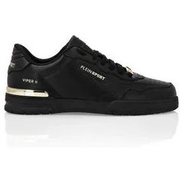 Sneaker Plein Sport "Tiger.x", Damen, Gr. 36, Normalschaft, schwarz (0294, schwarz, lightgold), Schuhe Sneaker