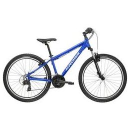 Mountainbike KROSS "KROSS MTB Hardtail Hexagon 1.0 26" blau 21 G&auml;nge" Gr. 48, blau (blau, schwarz), Fahrr&auml;der, 48cm, 26 Zoll (66,04cm) hinten: 26 Zoll (66,04cm)