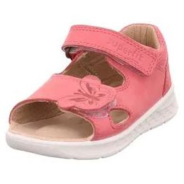 Sandale Superfit "LAGOON WMS: mittel", M&auml;dchen, Gr. 26, rosa, Nubukleder, Textil, Veloursleder, Schuhe Sandale, Sandalette mit Klett und Lederfutter, Gr&ouml;&szlig;enschablone zum Download