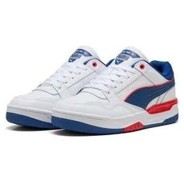 Sneaker Puma "REBOUND RETRO", Damen, Gr. 44, wei&szlig; (for all time rot, clyde royal, Puma wei&szlig;), Leder, mehrfarbig, Schuhe Sneaker