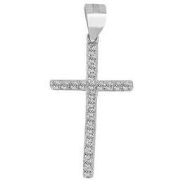 Adelia&acute;s Kettenanh&auml;nger ADELIA ́S "trendiger Kreuz Anh&auml;nger aus 925 Sterling Silber", gold, Schmuckanh&auml;nger, Damen, Silber 925 (Sterlingsilber), Kettenanh&auml;nger