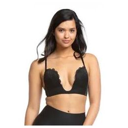 B&uuml;gel-BH MAGIC BODYFASHION "V-Bra", Damen, Gr. 80, Cup B, schwarz, Obermaterial: 90% Polyester, 10% Elasthan. Spitze: 88% Polyamid, 12% Elasthan, BHs B&uuml;gel-BH, Verziert mit wundersch&ouml;ner Spitze und Netz-Details