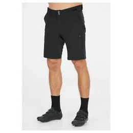 Radhose Endurance "Benal", Herren, Gr. XXL, US-Gr&ouml;&szlig;en, schwarz, 92% Polyester, 8% Elasthan, unifarben, kurz, Hosen, im praktischen 2-in-1-Design