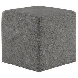Hocker COTTA "Cuby", grau (anthrazit), B:40cm H:40cm T:40cm, 100% Polyester, Hocker, Hocker, Sitzw&uuml;rfel, Cube, Sitzhocker