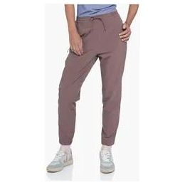 Sch&ouml;ffel Funktionshose SCH&Ouml;FFEL "Pants Vienna L", Damen, Gr. 38, N-Gr, twilight mauve, Obermaterial: 87% Polyester, 13% Elasthan, Hosen Funktionshose, sportlicher Stil, bequeme Passform