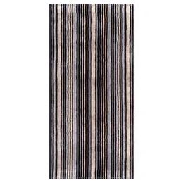 Handt&uuml;cher Egeria "Combi Stripes", grau (anthrazit), B:50cm L:100cm, Walkfrottee, Obermaterial: 100% Baumwolle, Handt&uuml;cher, mit feinen Streifen, 100% Baumwolle