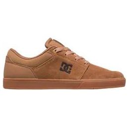 Sneaker DC Shoes "Crisis 2", Herren, Gr. 6,5(38,5), braun (braun, braun, braun), Obermaterial:Obermaterial: Leder [Kuh] / Futter: Textil / Au&szlig;ensohle: Gummi;, Schuhe Sneaker