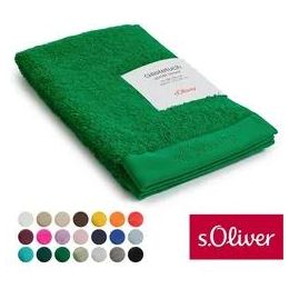 G&auml;stehandtuch s.Oliver "s.Oliver, Premium Qualit&auml;t, 600 gr/m2, auch als Sets erh&auml;ltlich", gr&uuml;n, B:30cm L:50cm, Walkfrottier, Baumwolle, Handt&uuml;cher, gro&szlig;e Farbauswahl, auch als Duschtuch, Waschhandschuh, Handtuch