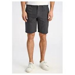 Shorts LINDBERGH "Leinenshorts Relaxed Fit", Herren, Gr. M, schwarz, Obermaterial: 55% Baumwolle, 45% Leinen, relaxed fit, Hosen Shorts