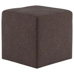 Hocker COTTA "Cuby", schwarz (charcoal), B:40cm H:40cm T:40cm, 100% Polyester, Hocker, Hocker, Sitzw&uuml;rfel, Cube, Sitzhocker