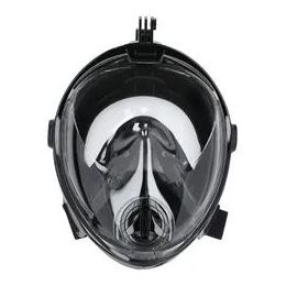 Taucherbrille REZO "Thresher Full Face Mask" Gr. S, schwarz, Sportbrillen, Damen, S/M, mit gro&szlig;er Panoramascheibe