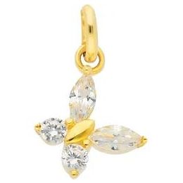 Adelia&acute;s Kettenanh&auml;nger ADELIA ́S "Damen 333 Gold Anh&auml;nger Schmetterling mit Zirkonia", gold, Schmuckanh&auml;nger, Damen, Gold, Kettenanh&auml;nger, mit Zirkonia f&uuml;r Damen