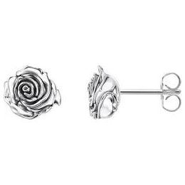 Paar Ohrstecker Thomas Sabo "Midnight Rose", silber (silberfarben), Ohrringe, Damen, Silber 925 (recycelt)