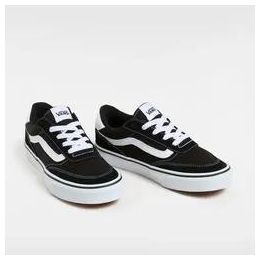 Sneaker Vans "Brooklyn LS", Damen, Gr. 36, schwarz-wei&szlig; (bzw, suede, canvas schwarz, wei&szlig;), Leder, Schuhe Sneaker