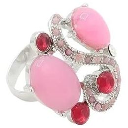 Fingerring "Sissi", pink, Collezione Alessandro, Fingerringe, Damen, Messing, Fingerring