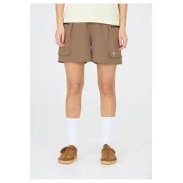 Shorts SOS "Mayon", Damen, Gr. XS, US-Gr&ouml;&szlig;en, grau (taupe), 88% Polyamid, 12% Elasthan, unifarben, Hosen Shorts, im vielseitigen Cargo-Style