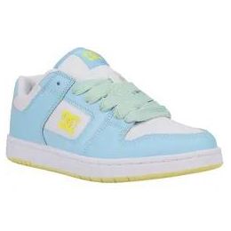Sneaker DC Shoes "Manteca 4", Damen, Gr. 5(36), gelb (blau, gelb, wei&szlig;), Obermaterial:53.02% Leder, 46.98% Synthetikmaterial;, Schuhe Sneaker
