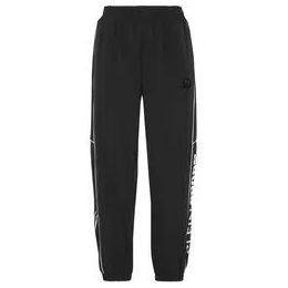 Jogger Pants Plein Sport "Scratch", Damen, Gr. XXL, US-Gr&ouml;&szlig;en, schwarz (02, schwarz), Obermaterial: 89% Polyamid, 11% Elasthan, Hosen