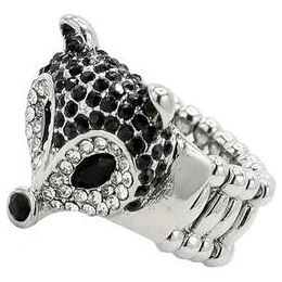Fingerring "Fuchs", silber (silbern), Collezione Alessandro, Fingerringe, Damen, Messing, Fingerring