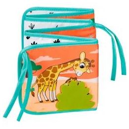 Kinderbuch Ravensburger "Play+ Mein allererstes Stoffbuch (f&uuml;r die Bauchlage): Wilde Tiere", bunt, B:14cm H:0,5cm L:82cm, B&uuml;cher, (Leporello)