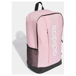 Rucksack Adidas PERFORMANCE "LINEAR BACKPACK", wei&szlig; (true pink, schwarz, wei&szlig;), Rucks&auml;cke, Obermaterial: 100% Polyester, Rucksack, mit 18,5 L Volumen, mit Rei&szlig;verschlusstasche vorne, aus Polyester