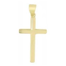 Adelia&acute;s Kettenanh&auml;nger ADELIA ́S "hochwertiger Kreuz Anh&auml;nger aus 925 Sterling Silber", gold, Schmuckanh&auml;nger, Damen, Silber 925 (Sterlingsilber), Kettenanh&auml;nger