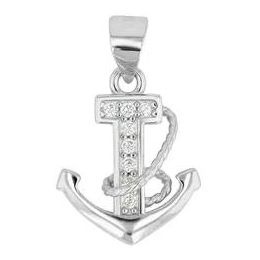 Adelia&acute;s Kettenanh&auml;nger ADELIA ́S "moderner Anker Anh&auml;nger aus 925 Sterling Silber", silber, Schmuckanh&auml;nger, Damen, Silber 925 (Sterlingsilber), Kettenanh&auml;nger