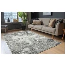Teppich Obsession "Posh 305", grau, B:200cm H:12mm L:290cm, Polyester, Teppiche, Teppich, modernes Design, bedruckte Qualit&auml;t, Wohnzimmer