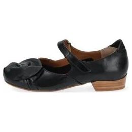 Riemchenballerina Everybody "Everybody Ballerinas Leder", Herren, Gr. 38, schwarz, Leder, Schuhe Riemchenballerina