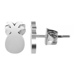 Adelia&acute;s Paar Ohrh&auml;nger ADELIA ́S "Unisex Ohrstecker aus poliertem Edelstahl", silber, Ohrringe, Damen, Unisex, Edelstahl