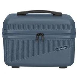 Beautycase Travelite "BALI Kosmetikkoffer", Gr. B/H/T: 36cm x 27cm x 21,5cm, blau, ABS, Taschen, mit Aufsteckfunktion und Organizer &ndash; ideal f&uuml;r Reise und Alltag