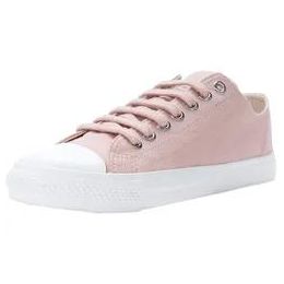 Sneaker Ethletic "Trainer White Cap Lo Cut", Damen, Gr. 36, rosa (sea shell, just wei&szlig;), Obermaterial: 100% Baumwolle; Sohle: 100% Naturkautschuk, Schuhe Sneaker, Keine Angabe