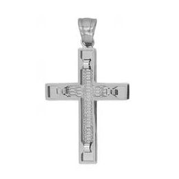 Adelia&acute;s Kettenanh&auml;nger ADELIA ́S "zeitloser Kreuz Anh&auml;nger aus Edelstahl", silber, Schmuckanh&auml;nger, Damen, Edelstahl, Kettenanh&auml;nger