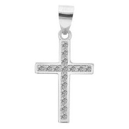 Adelia&acute;s Kettenanh&auml;nger ADELIA ́S "zeitloser Kreuz Anh&auml;nger aus 925 Sterling Silber", gold, Schmuckanh&auml;nger, Damen, Silber 925 (Sterlingsilber), Kettenanh&auml;nger