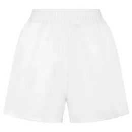 Jogg-Bermudas Plein Sport "Basic", Damen, Gr. L, US-Gr&ouml;&szlig;en, wei&szlig; (01, wei&szlig;), Obermaterial: 100% Polyester, Hosen Sportshorts