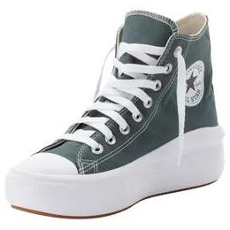 Sneaker Converse "CHUCK TAYLOR ALL STAR MOVE PLATFORM", Damen, Gr. 38, wei&szlig; (true nature, wei&szlig;, schwarz), Textil, Schuhe Sneaker