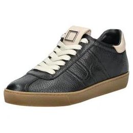 H&ouml;gl Sneaker H&Ouml;GL "H&ouml;gl Sneaker Leder", Damen, Gr. 38, schwarz (schwarz, beige), Leder, Schuhe Sneaker