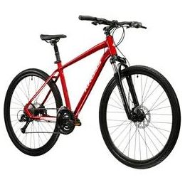 Crossrad KROSS "Evado 4.0" Gr. 53, rot (rot, schwarz), Fahrr&auml;der, Herren, 53cm, 28 Zoll (71,12cm) hinten: 28 Zoll (71,12cm)