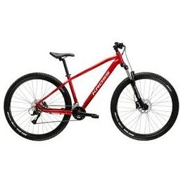 Mountainbike KROSS "Hexagon 4.0" Gr. 53, rot (rot, schwarz), Fahrr&auml;der, 53cm, 29 Zoll (73,66cm) hinten: 29 Zoll (73,66cm)