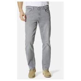 5-Pocket-Hose Stooker Men "Frisco Denim Straight Fit Jeans", Herren, Gr. 40, L&auml;nge 32, grau (grau denim), Twill, 99% Baumwolle, 1% Elasthan, gerade lang, Hosen 5-Pocket-Hose, Straight Fit Casual Clean Wash Twill Coloured Comfort Flex f&uuml;r Herren