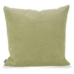 HOCK Dekokissen H.O.C.K. "Versatil Uni", gr&uuml;n (gr&uuml;n, unifarben), B:50cm L:50cm, Polyester, Dekokissen_Sitzkissen_Kissenh&uuml;llen, Kissenh&uuml;lle mit F&uuml;llung, 1 St&uuml;ck