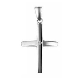 Adelia&acute;s Kettenanh&auml;nger ADELIA ́S "moderner Kreuz Anh&auml;nger aus 925 Sterling Silber", silber, Schmuckanh&auml;nger, Damen, Silber 925 (Sterlingsilber), Kettenanh&auml;nger