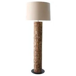 Salesfever Stehlampe "Treibholz", beige (natur, wei&szlig;), 1, H: 170cm, 1 Stk., Leuchten, handgefertigt, Stehlampe